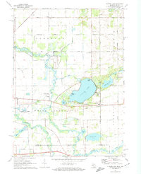 1972 Map of Klinger Lake, St. Joseph County, MI — High-Res | Pastmaps